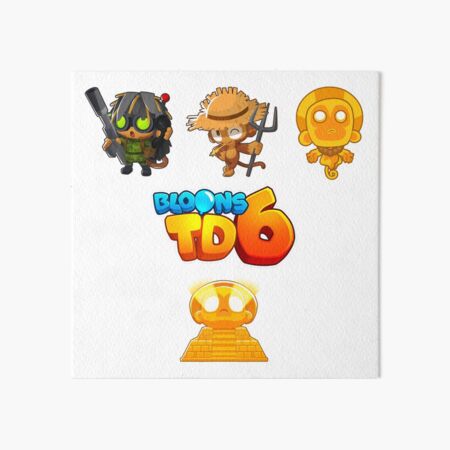 "Bloons TD 6 BTD6 Pack" Art Board Print by Drowko1 | Redbubble