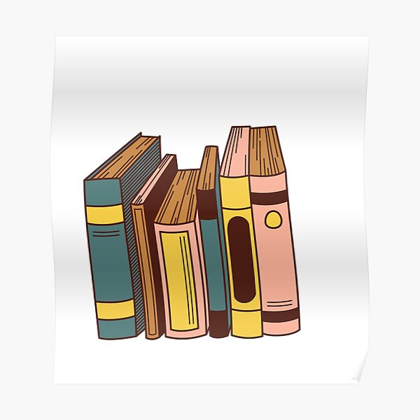 "Vintage Book Stack" Poster for Sale by gphteam | Redbubble