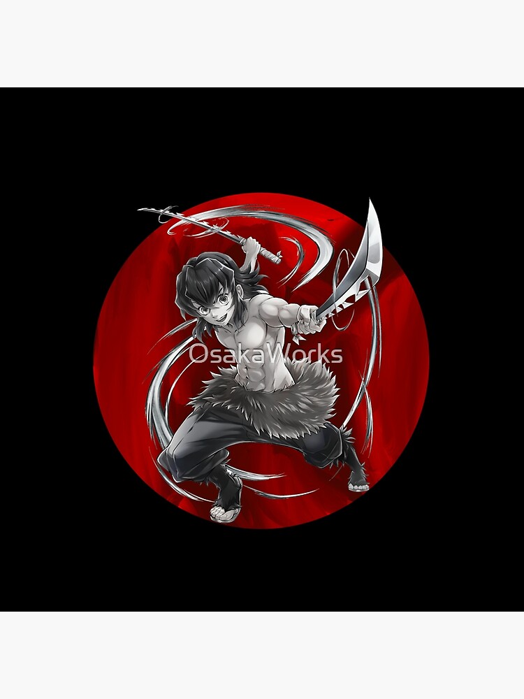 "Demon Slayer — Inosuke Blood Circle (Kimetsu no Yaiba)" Art Print by ...
