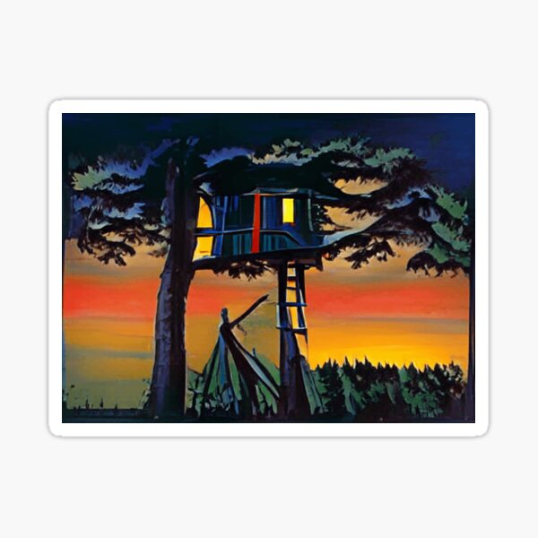 "Sunset Clubhouse Ltd." Sticker for Sale by DMTTAPESFL | Redbubble