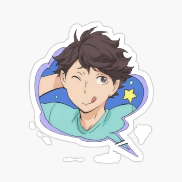 "Haikyuu Oikawa" Sticker by MrPiePia | Redbubble