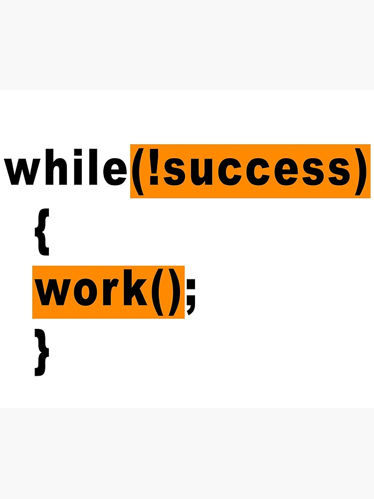 "Success CODE Motivation for coders, developers & programmer" Poster by choicy | Redbubble