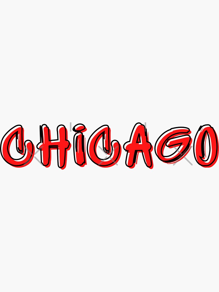 "Chicago "City Edition" Bulls " Sticker by NattysOnly | Redbubble