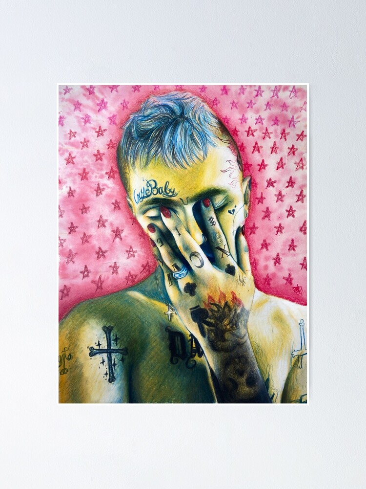 "Lil Peep Red-Star" Poster for Sale by Bridaley6 | Redbubble