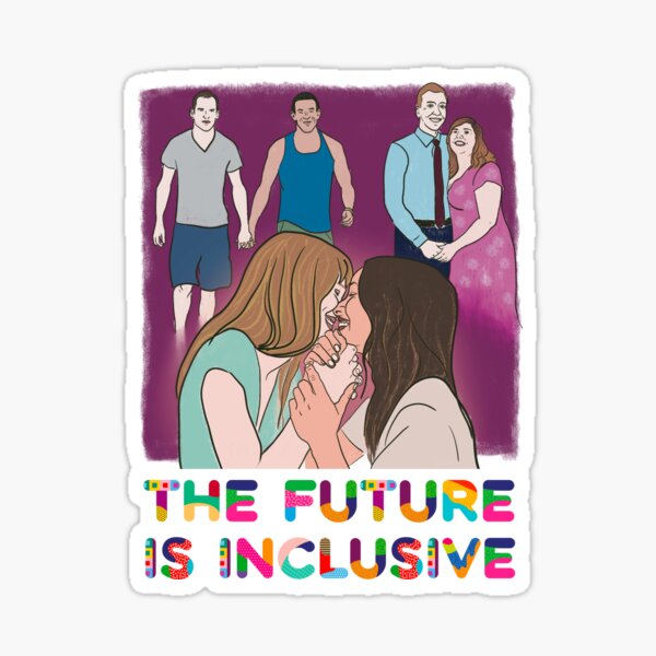 "The Future Is Inclusive - LGBT Queer Gay Couple Pride - Ally ...