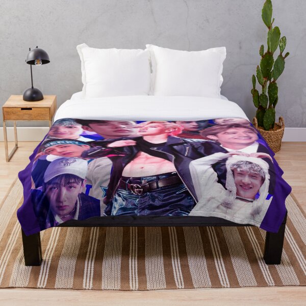 "Bang Chan" Throw Blanket for Sale by MloBio | Redbubble
