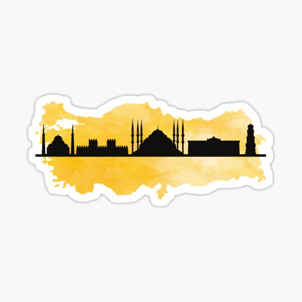 "Istanbul" Sticker by Majnunv | Redbubble
