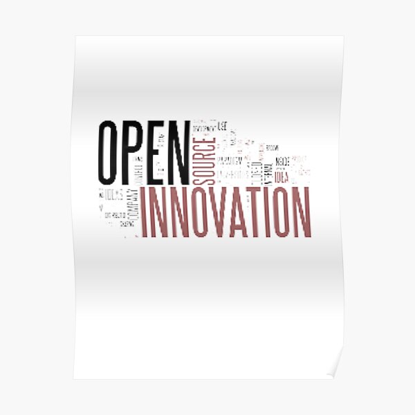 "open innovation" Poster for Sale by XiongFashion | Redbubble