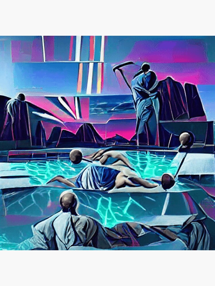 "Supreme Sunset on the Sanctity of Self" Sticker by DMTTAPESFL | Redbubble