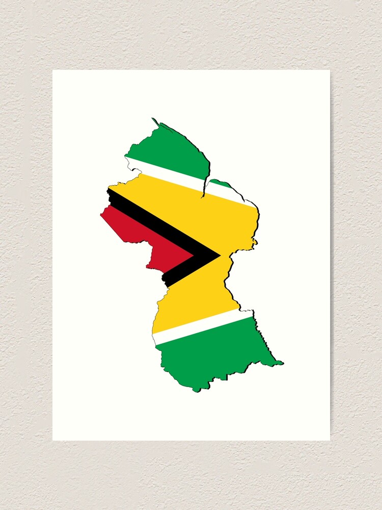 "Guyana Guyanese Flag" Art Print for Sale by ravishdesigns | Redbubble