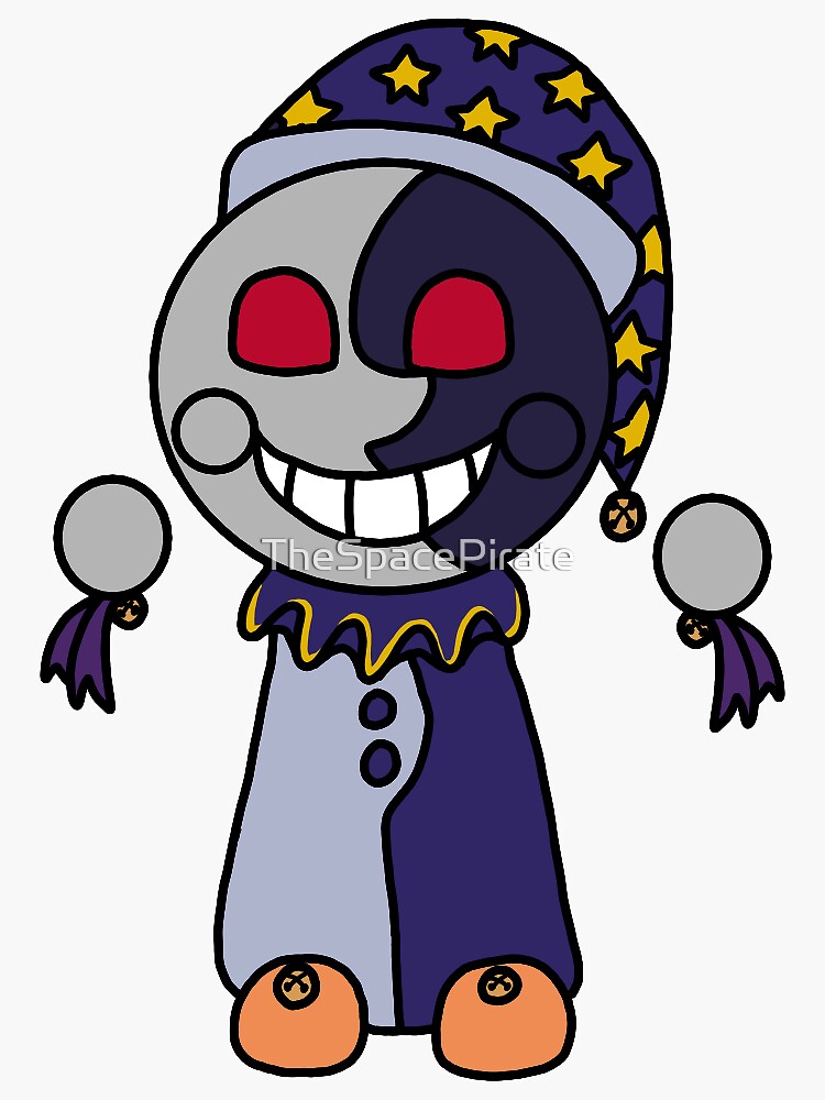 "Moon - fnaf" Sticker by TheSpacePirate | Redbubble