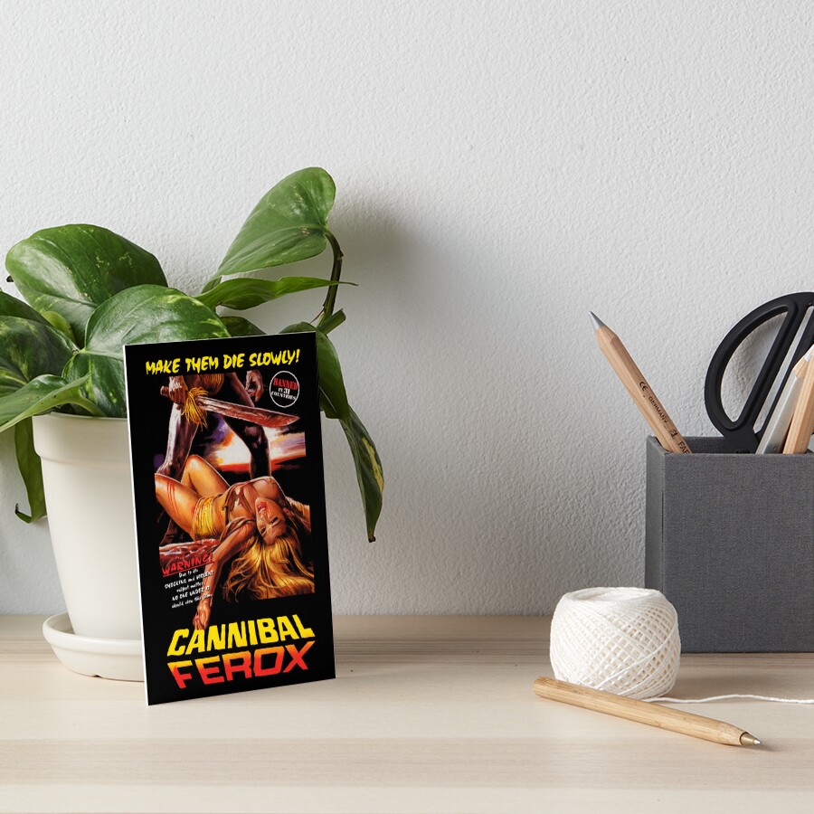 "Cannibal Ferox" Art Board Print by retrokdr | Redbubble
