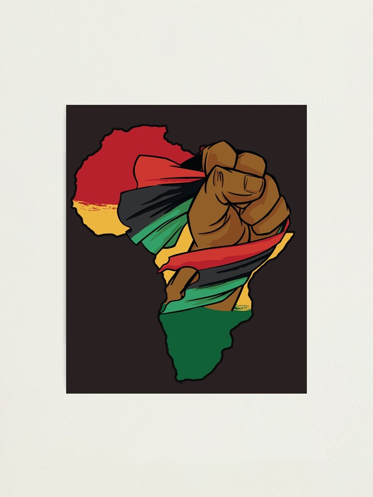 "Pan African American Decent Africa Continent Art" Photographic Print ...