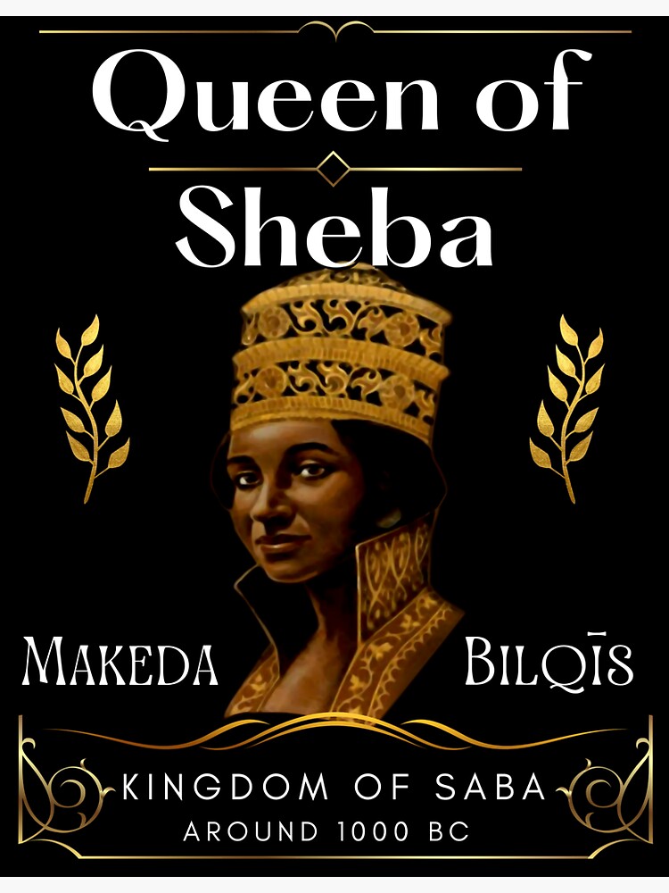 "African Queens - Queen of Sheba" Sticker by MAD-STREETWEAR | Redbubble