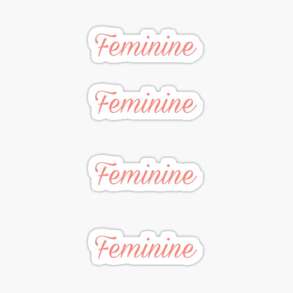"Feminine sticker pack" Sticker by SonayeStickers | Redbubble