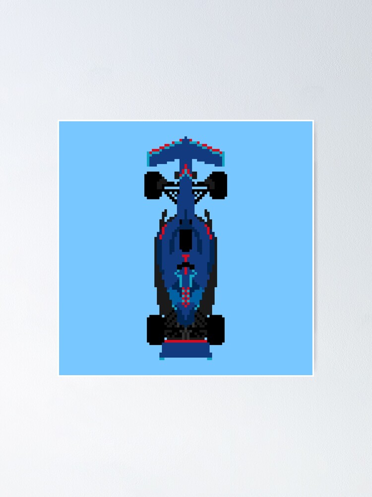 "Williams Formula 1 2022 Car - Pixel art" Poster by javalinsta | Redbubble