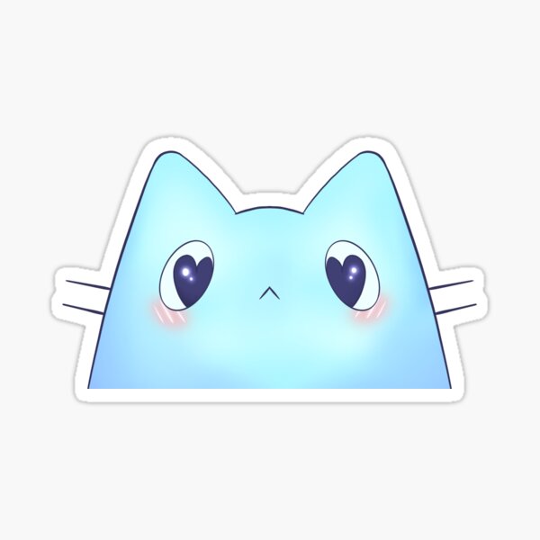 "Little Kitty" Sticker by KitsuneFoxx | Redbubble