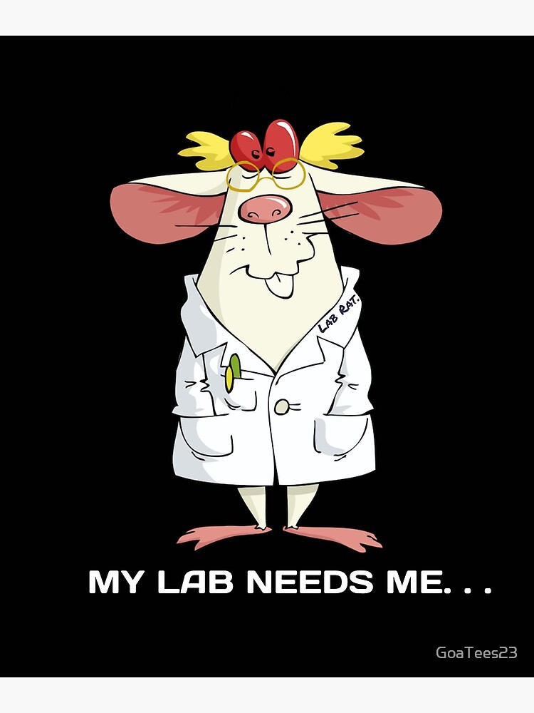 "Lab Rat Clothing Design" Poster by GoaTees23 | Redbubble