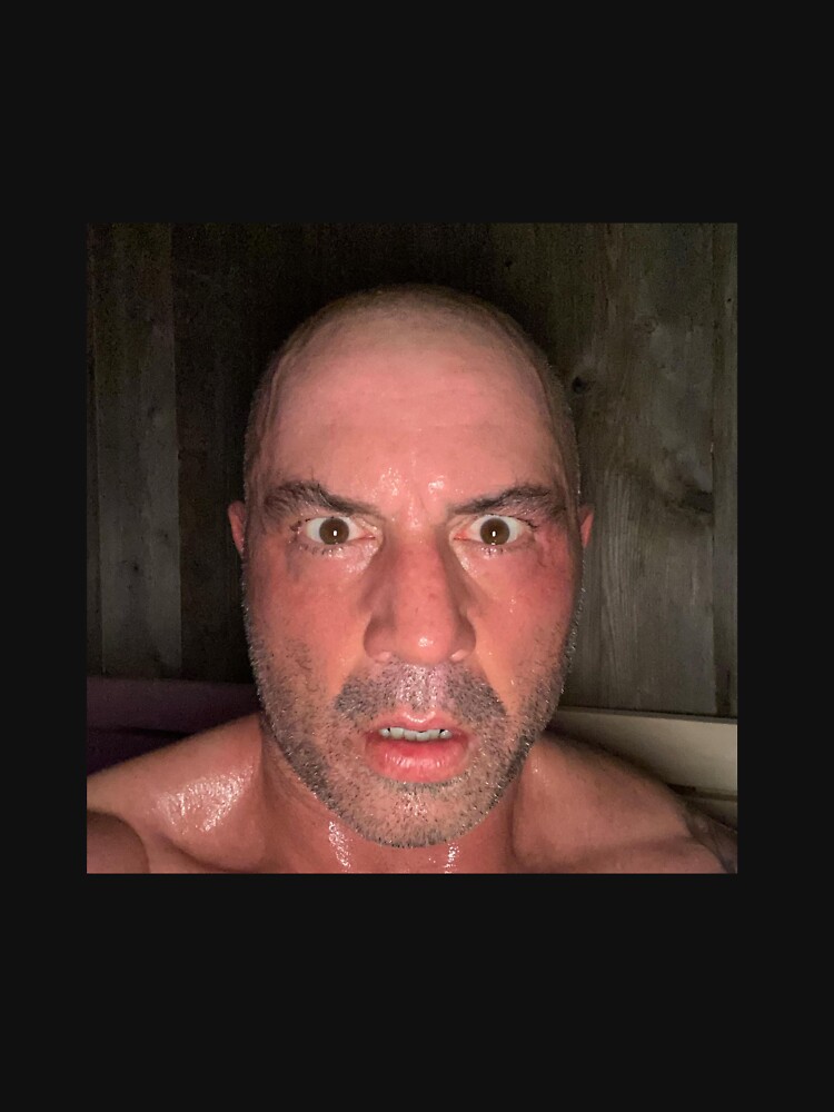 "Joe Rogan Sauna Face" Active T-Shirt for Sale by evthompson | Redbubble