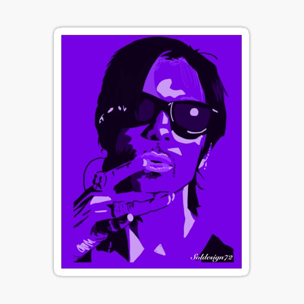 "purple prince" Sticker for Sale by soldesign72 | Redbubble