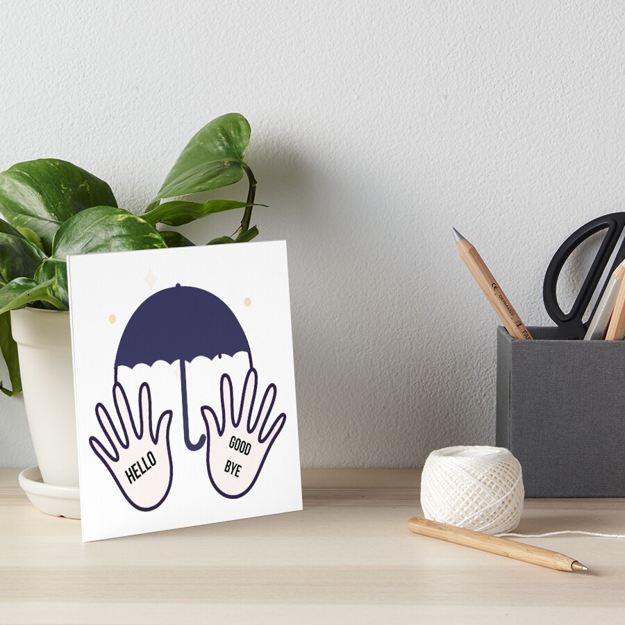 "The Umbrella Academy - klaus - Hello Goodbye" Art Board Print by Cool ...