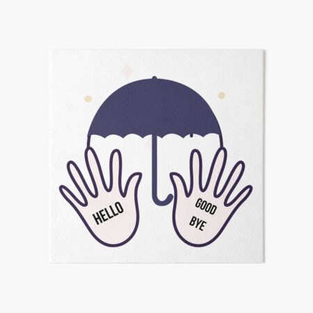 "The Umbrella Academy - klaus - Hello Goodbye" Art Board Print by Cool ...