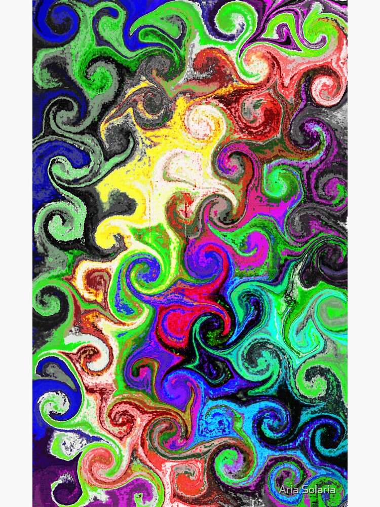 " NFT Abstract Art #35" Sticker for Sale by NandoLee | Redbubble