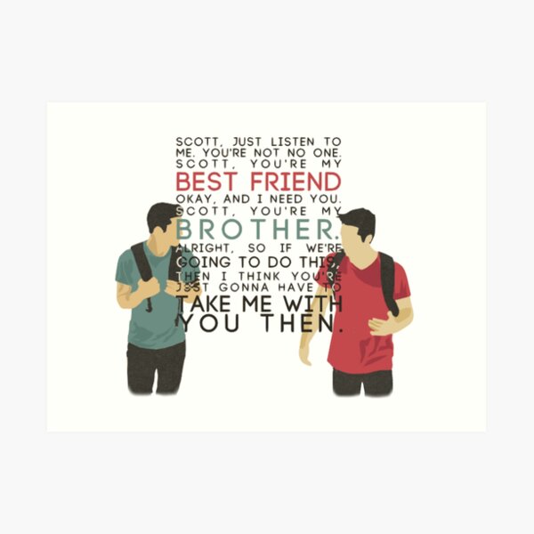 "Scott and Stiles Brothers" Art Print for Sale by Rafiuxx | Redbubble