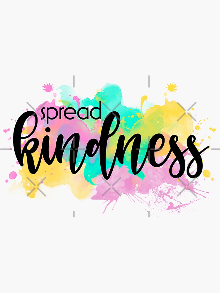 "Spread Kindness" Sticker by createevzone | Redbubble