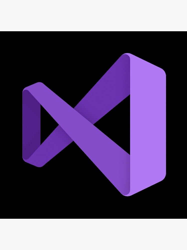 "VISUAL STUDIO-LOGO" Poster by MeliShus710 | Redbubble