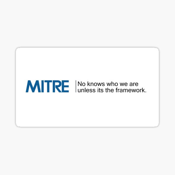"Mitre Framework" Sticker for Sale by tipsybacchus | Redbubble