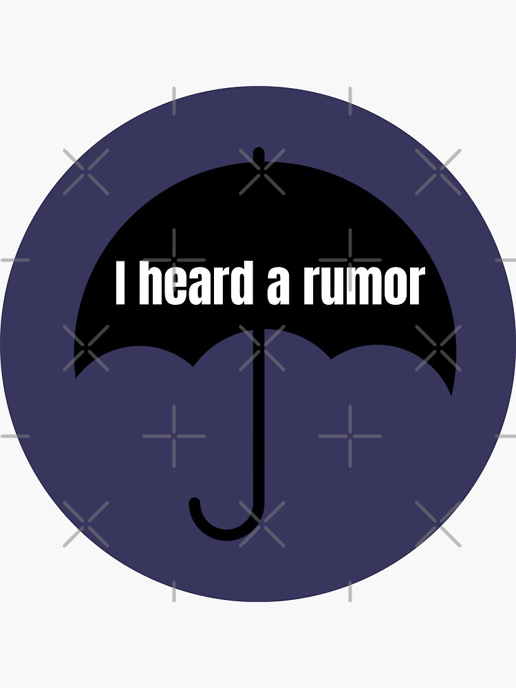 "The Umbrella Academy - allison - i heard a rumor" Sticker by Cool-Mood ...