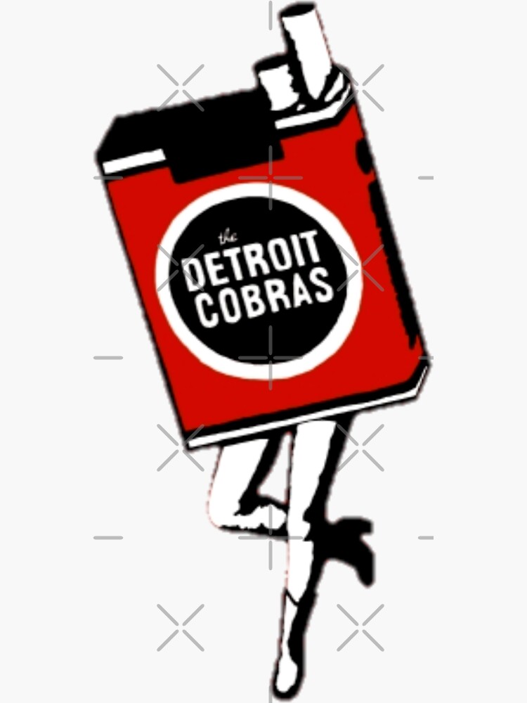 "Detroit Cobras" Sticker by Lckees | Redbubble