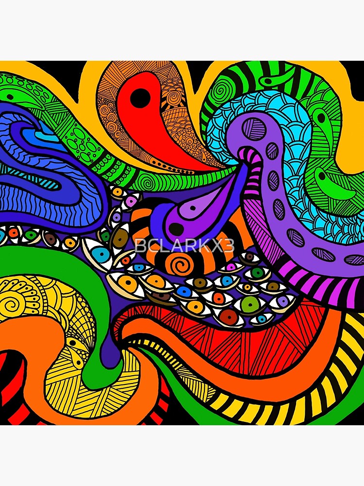 "State of a Tangled Mind" Art Board Print for Sale by BCLARKX3 | Redbubble