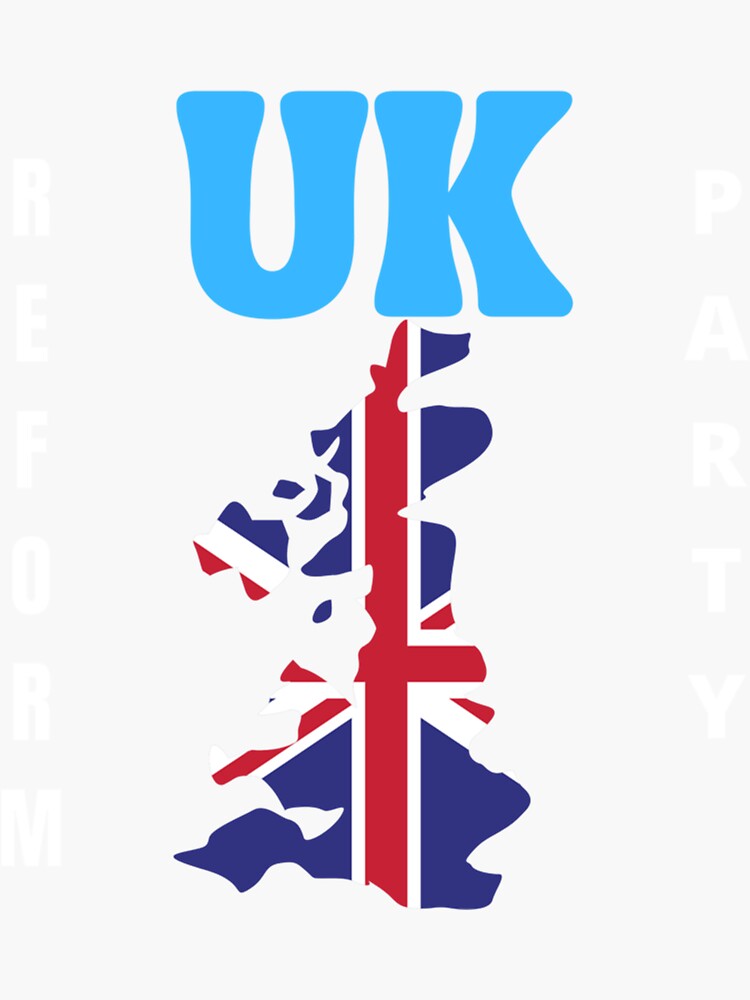 "UK Reform Party" Sticker for Sale by SymbolicIm | Redbubble