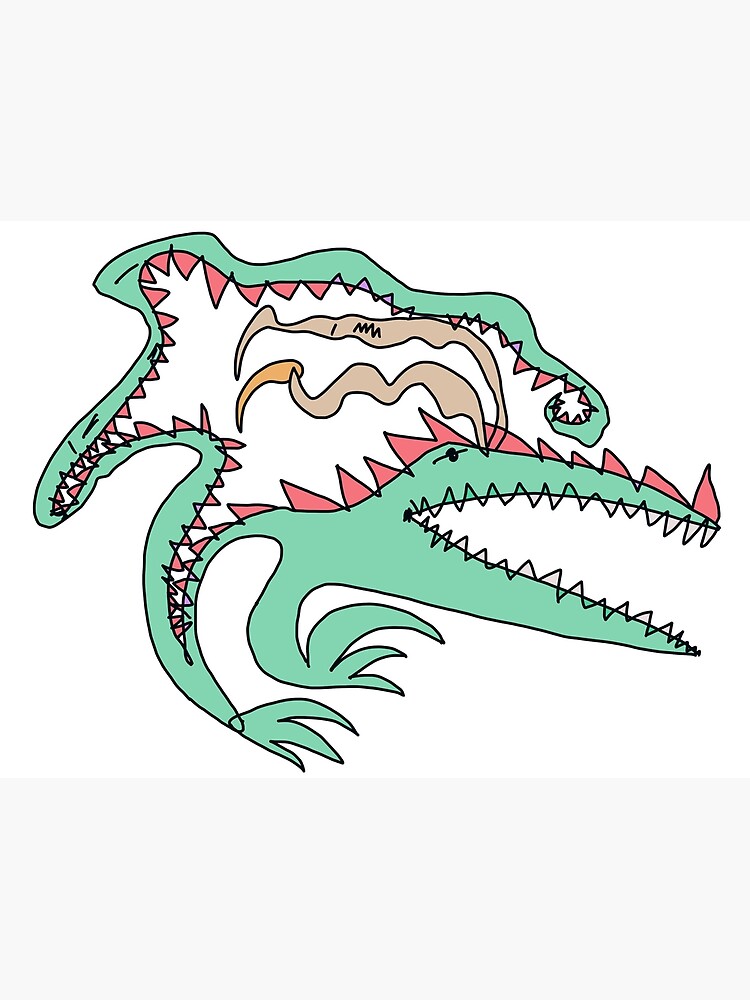 "Floating Monster" Poster for Sale by SamArtWorld2022 | Redbubble