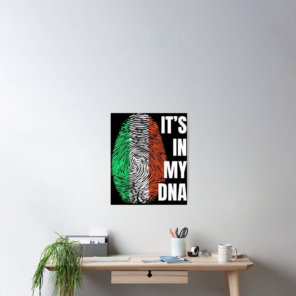 "Irish Flag DNA Fingerprint Ireland" Poster for Sale by MadOnion33 ...