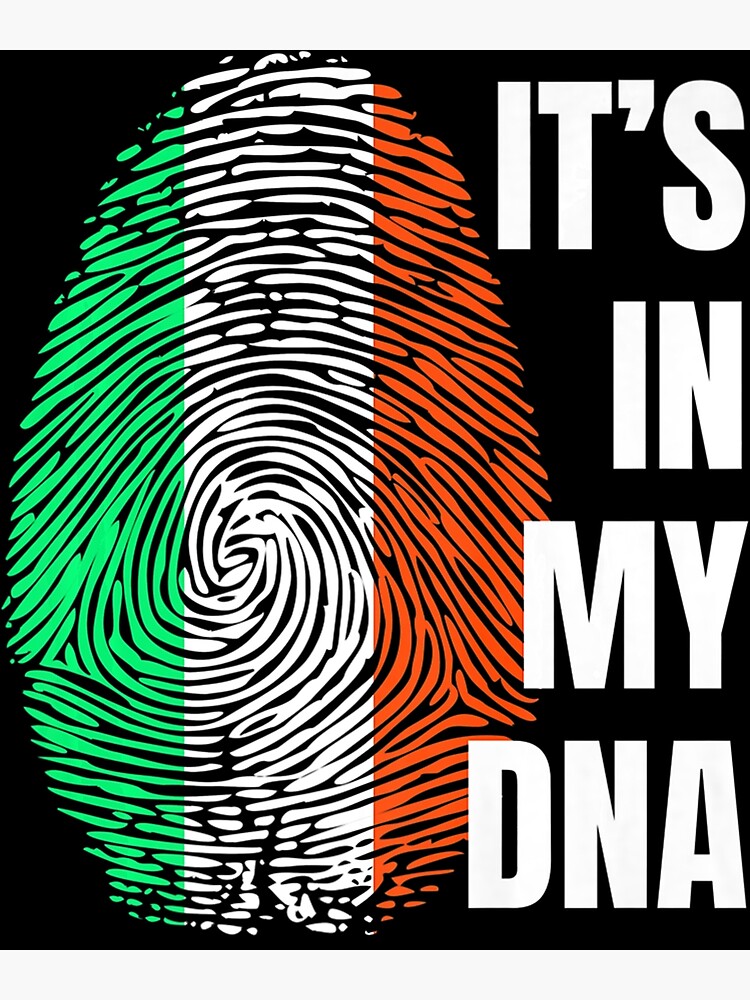 "Irish Flag DNA Fingerprint Ireland" Poster for Sale by MadOnion33 ...