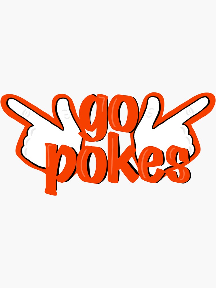 "Go Pokes" Sticker by Annammc | Redbubble
