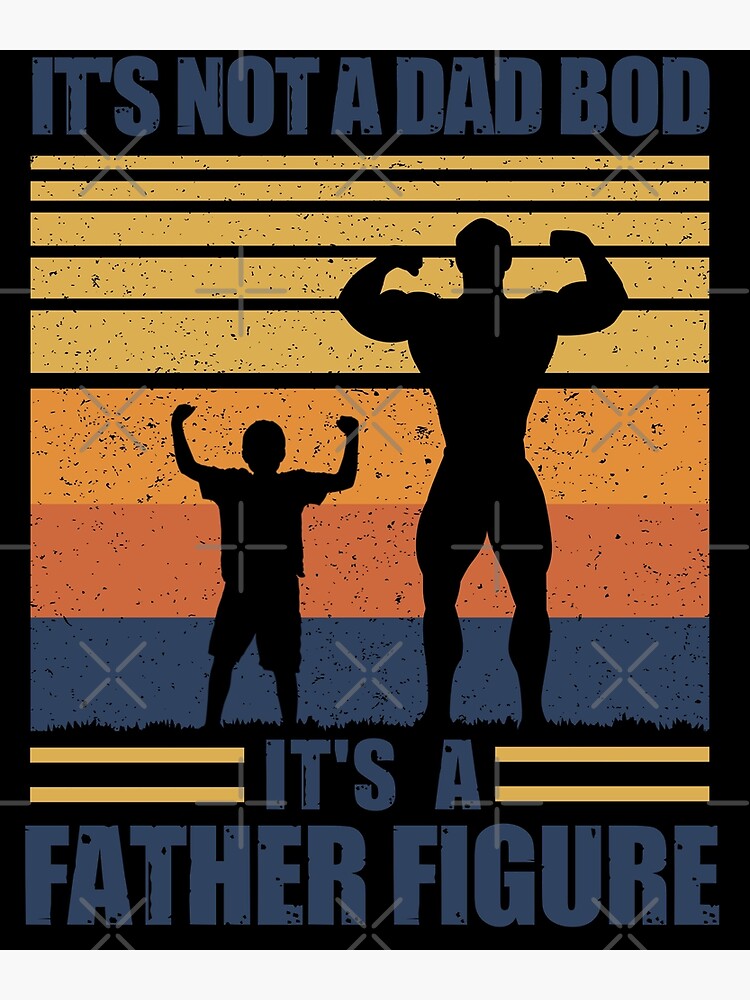 "Dad Bodybuilder Father Gym Muscle Fitness Gift" Poster by ...