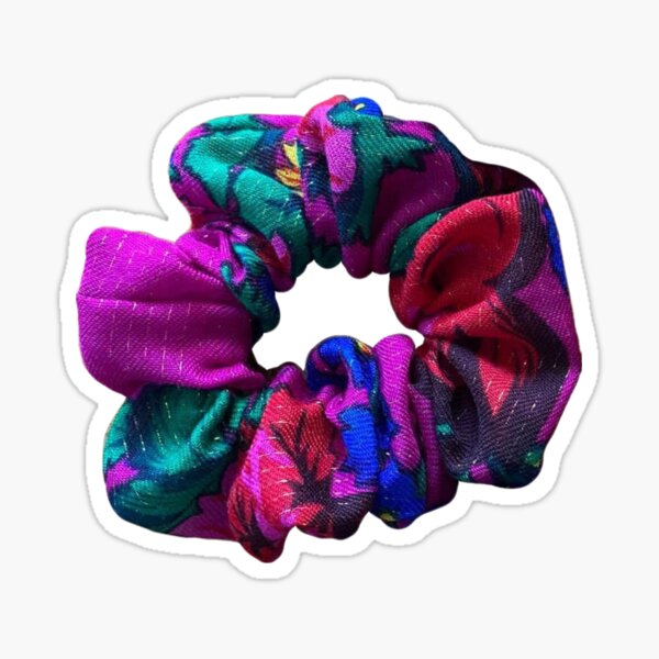 "Pink Granny Hanky Scrunchie" Sticker by mariahjayne1 | Redbubble
