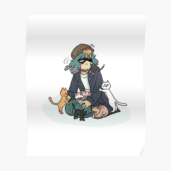 Póster «Garcello fnf mod personaje Camiseta - fnf garcello smoke ...