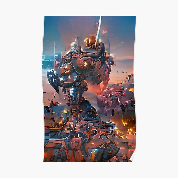 "leviathan robot" Poster by calacas05 | Redbubble