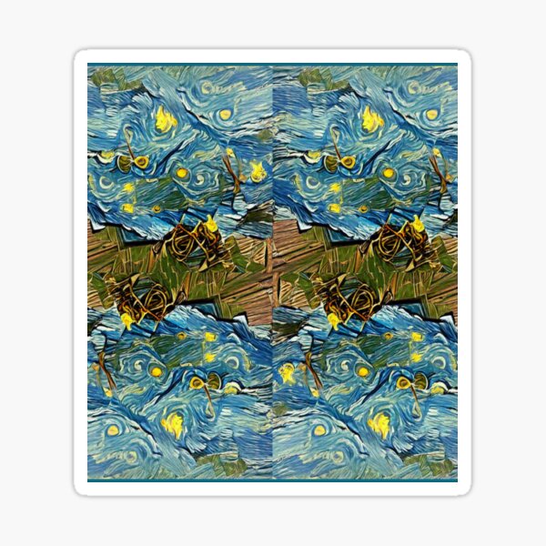 "Star Alley Graphic Art! " Sticker by FreckledFoxCo | Redbubble