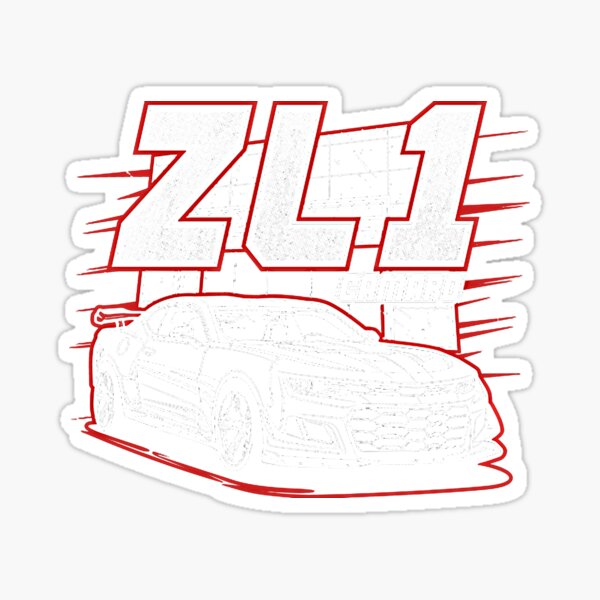 "Camaro ZL1 " Sticker by Reinade05 | Redbubble