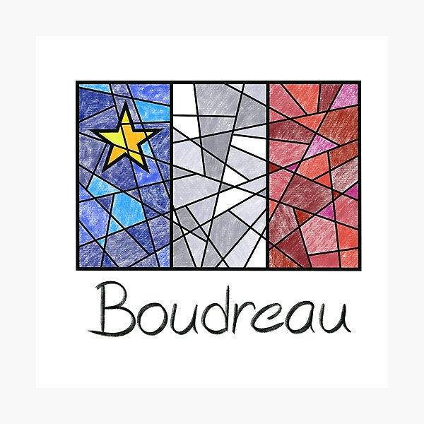 "Acadian Flag pastel mosaic Boudreau - Drapeau acadien mosaïque pastel ...