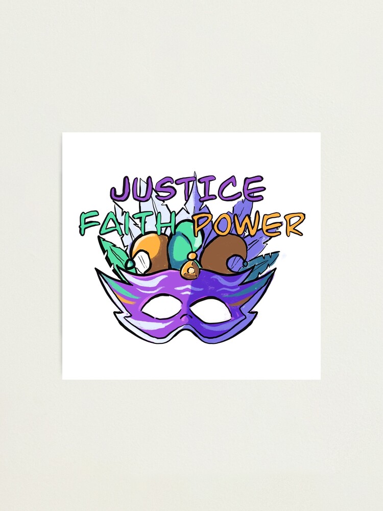 "Justice Faith Power Mask Mardi Gras T-shirt, Mardi gras 2022, Mardi ...