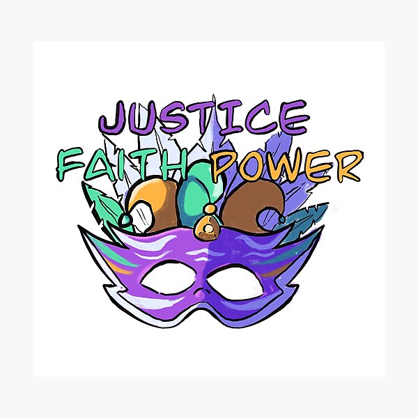 "Justice Faith Power Mask Mardi Gras T-shirt, Mardi gras 2022, Mardi ...