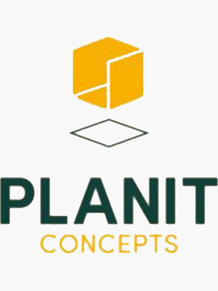 "planit with clear background " Sticker for Sale by Planitconcepts ...