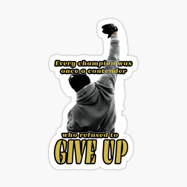 "Rocky" Sticker by MovieBuff2022 | Redbubble